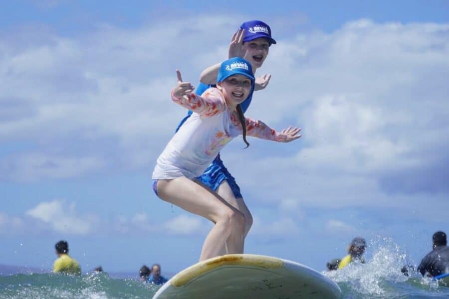West Maui surf lessons with Maui WaveRiders